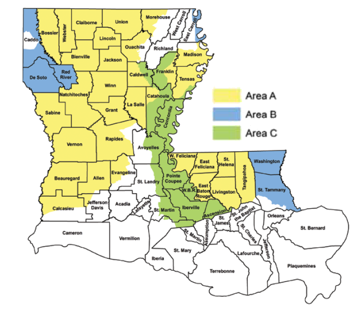 Louisiana Turkey Zones at George Partington blog